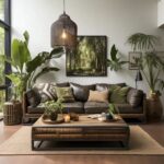 Best 10 Dark Modern Rustic Living Room Inspirations - Feel Your Home