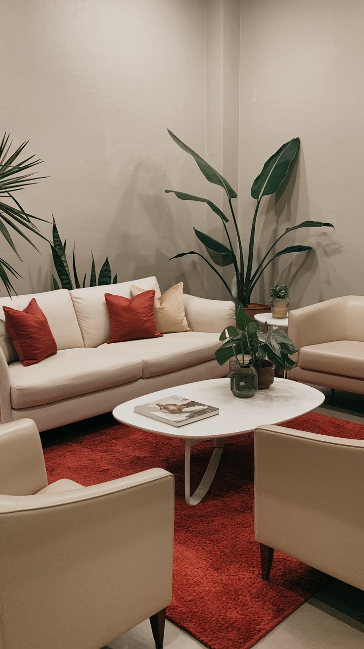 20+ Best Neutral Living Rooms with Pop of Color - Feel Your Home